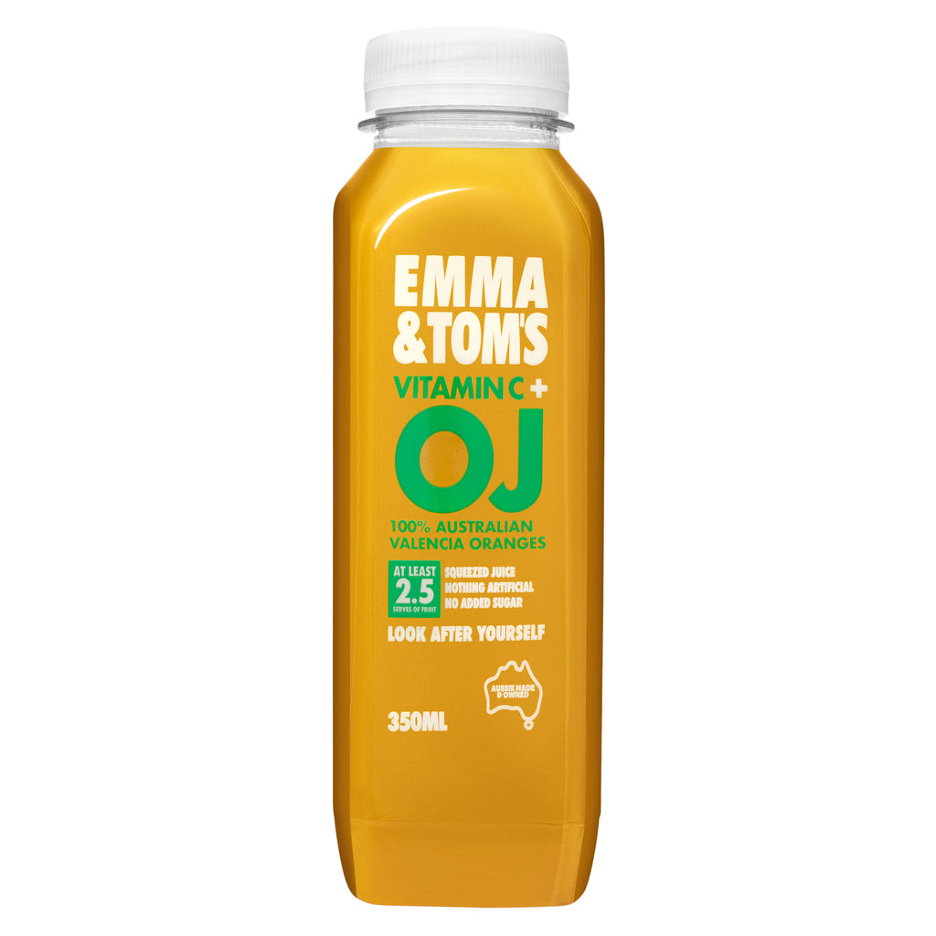 Straight OJ (Orange Juice) 350ml – Emma and Tom's
