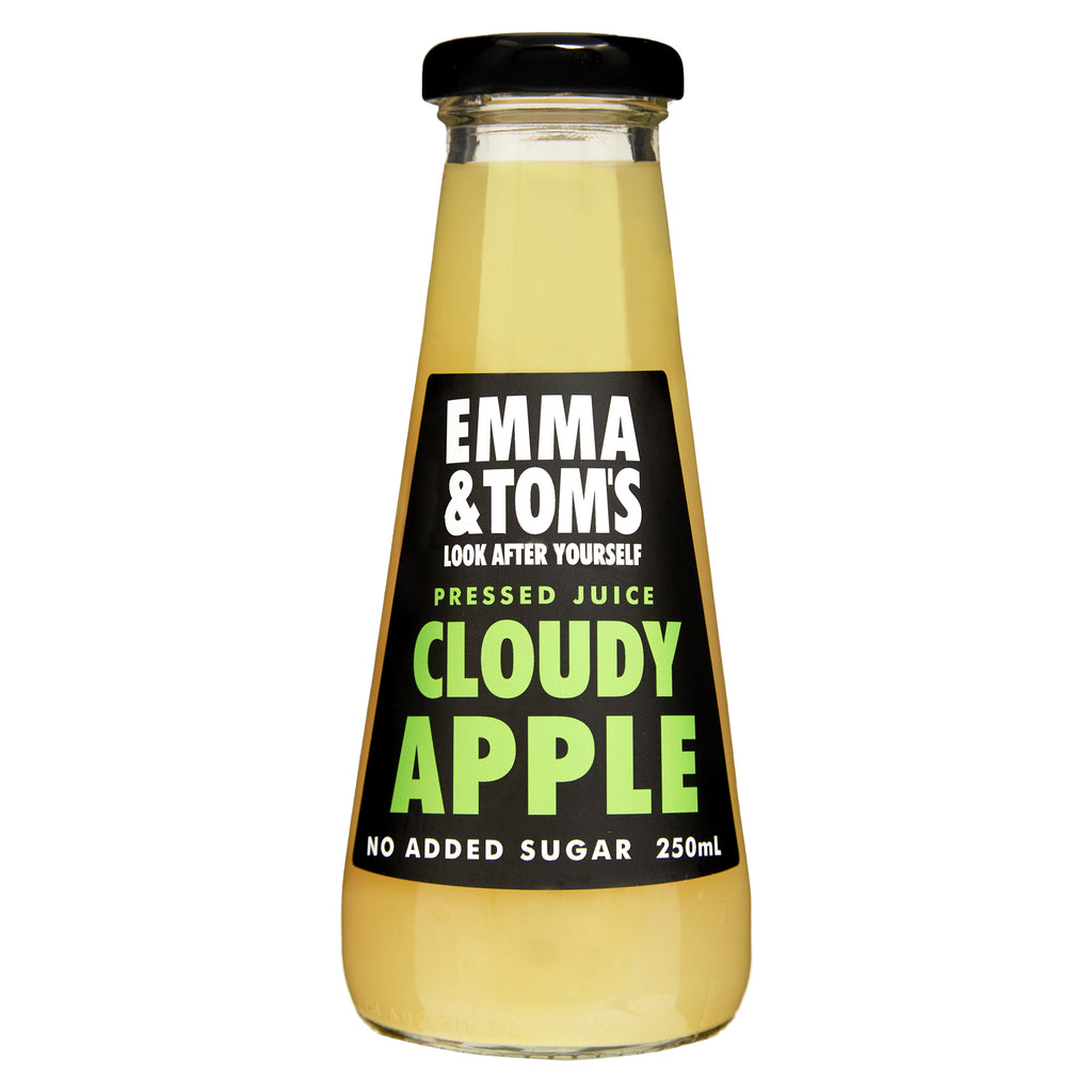 Cloudy Apple Juice 250ml (Glass) – Emma and Tom's